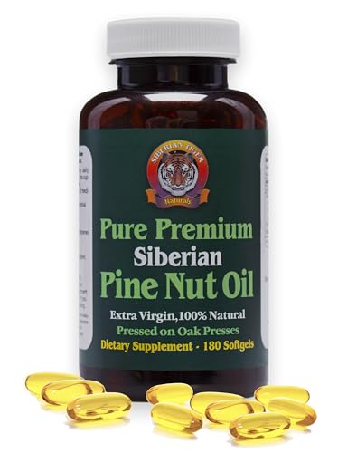 Siberian Pine Nut Oil capsules