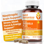Siberian Rhodiola Rosea capsules for stress relief