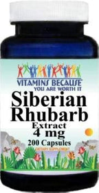 Siberian Rhubarb Extract health benefits