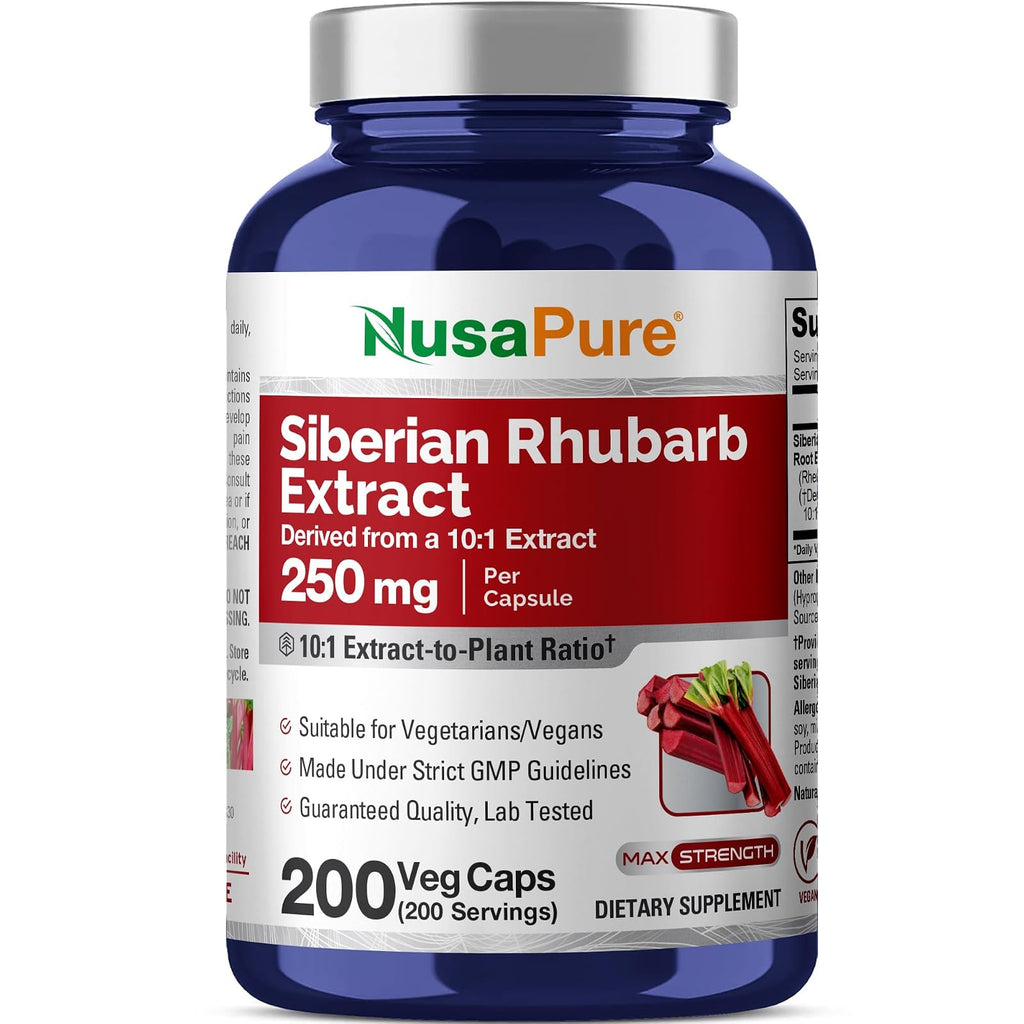 Siberian Rhubarb multivitamins for vitality