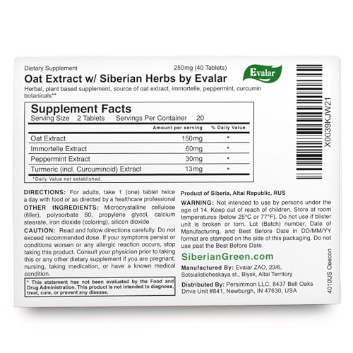 Siberian tabs for holistic health