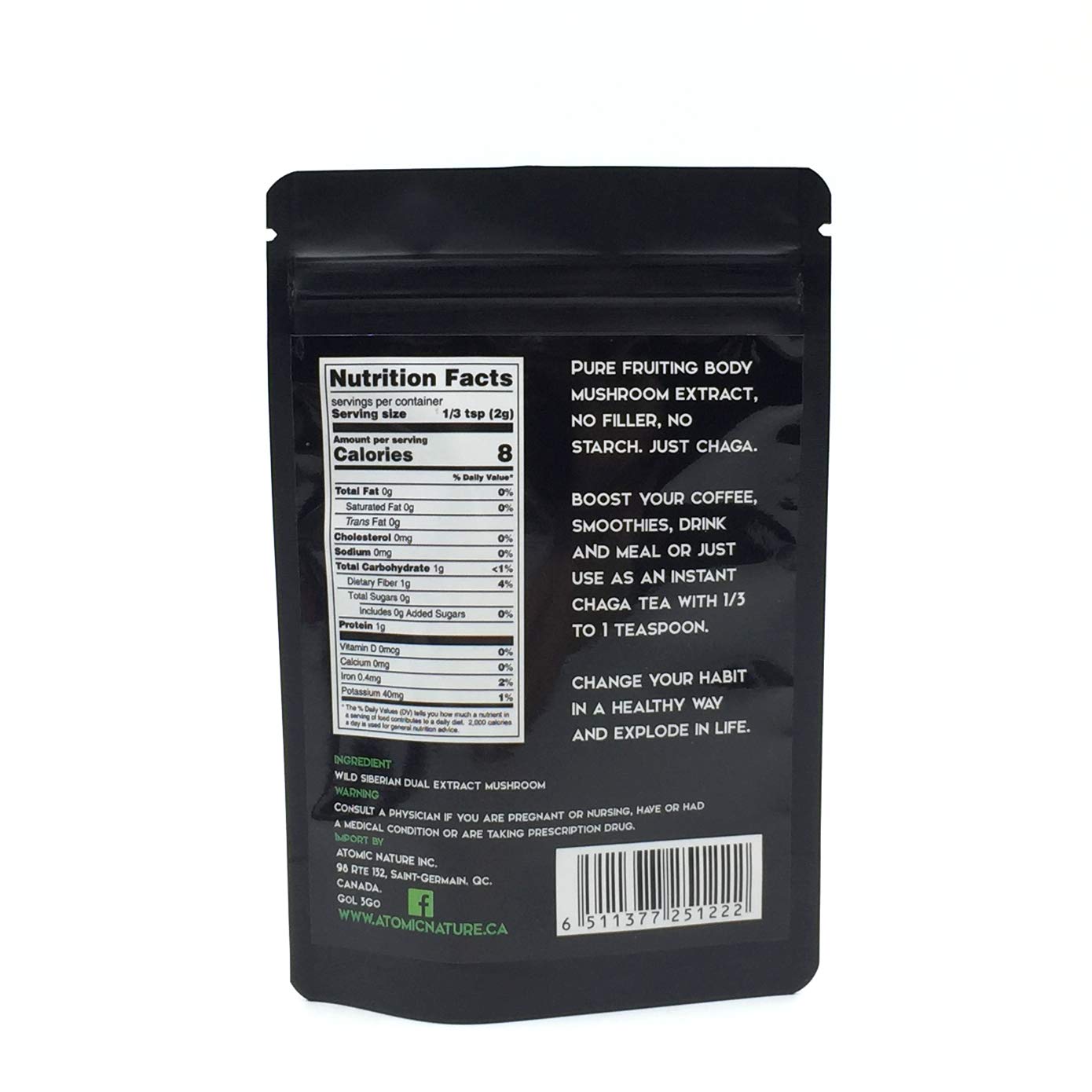 Siberian Wild chaga for wellness
