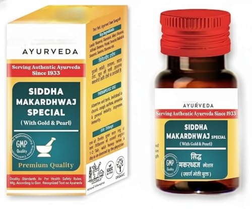 Siddha Makardhwaj mineral tablets for vitality