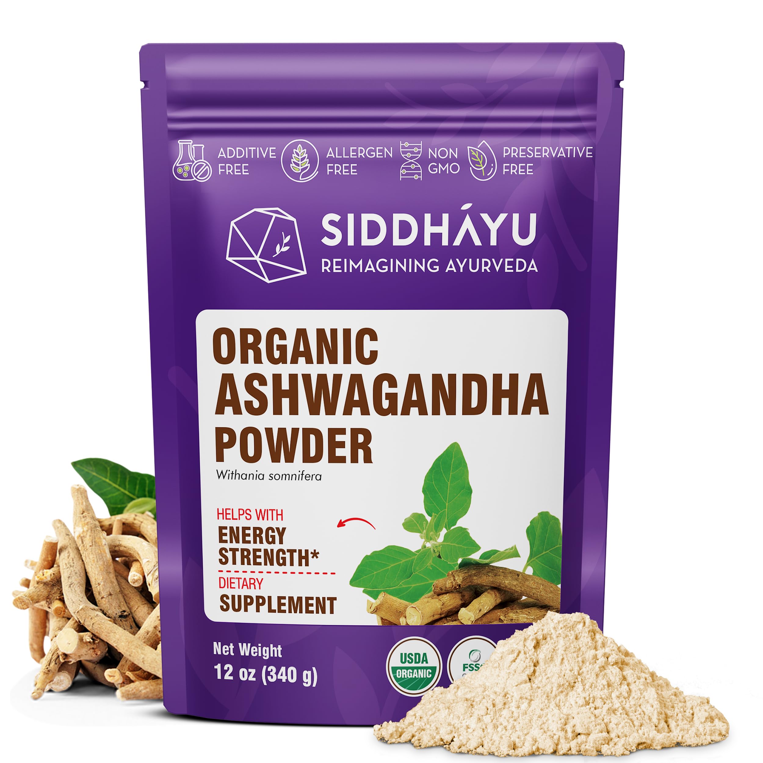 Siddhayu ashwagandha powder for stress relief