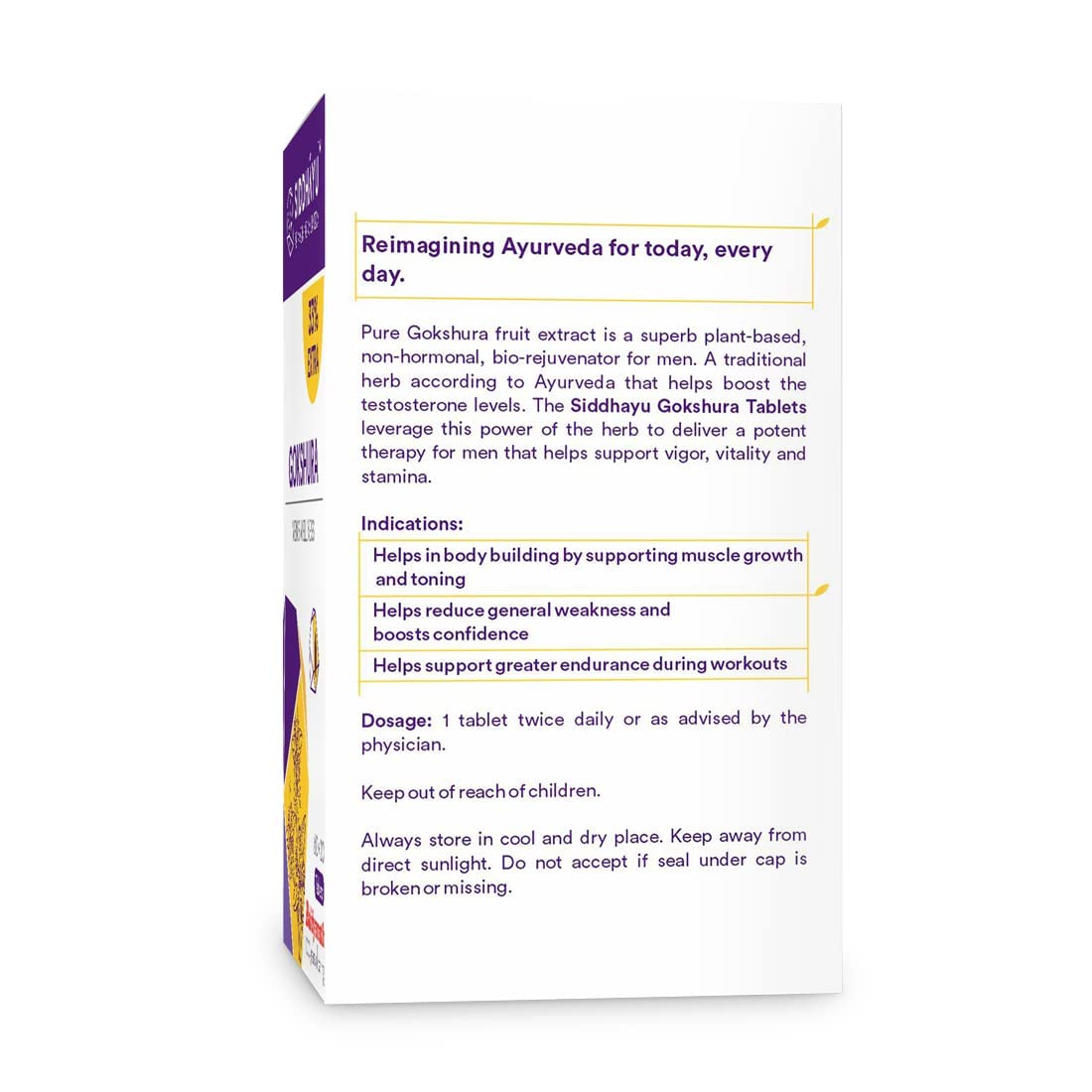 Siddhayu herbal supplements for vitality