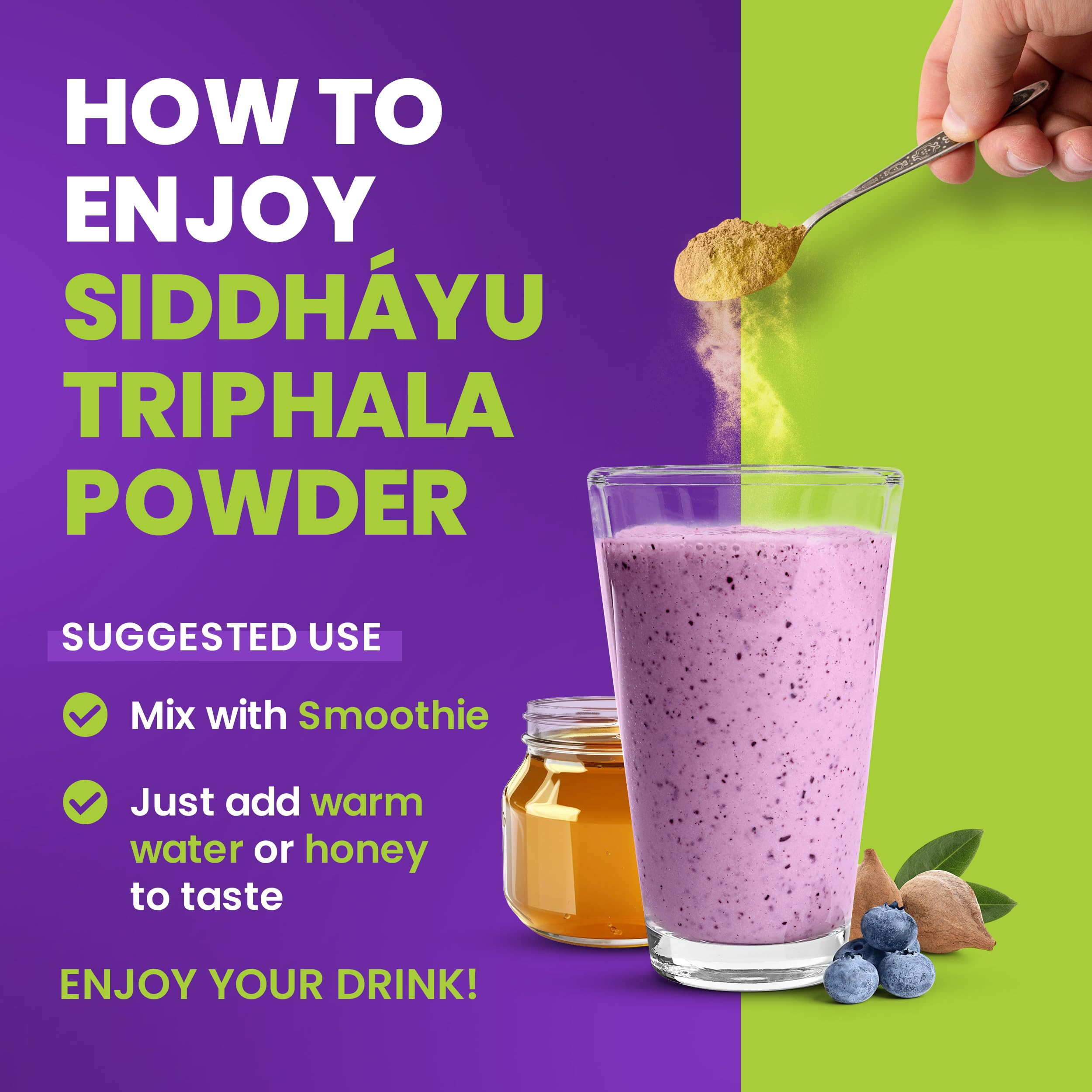 Siddhayu triphala churna for wellness