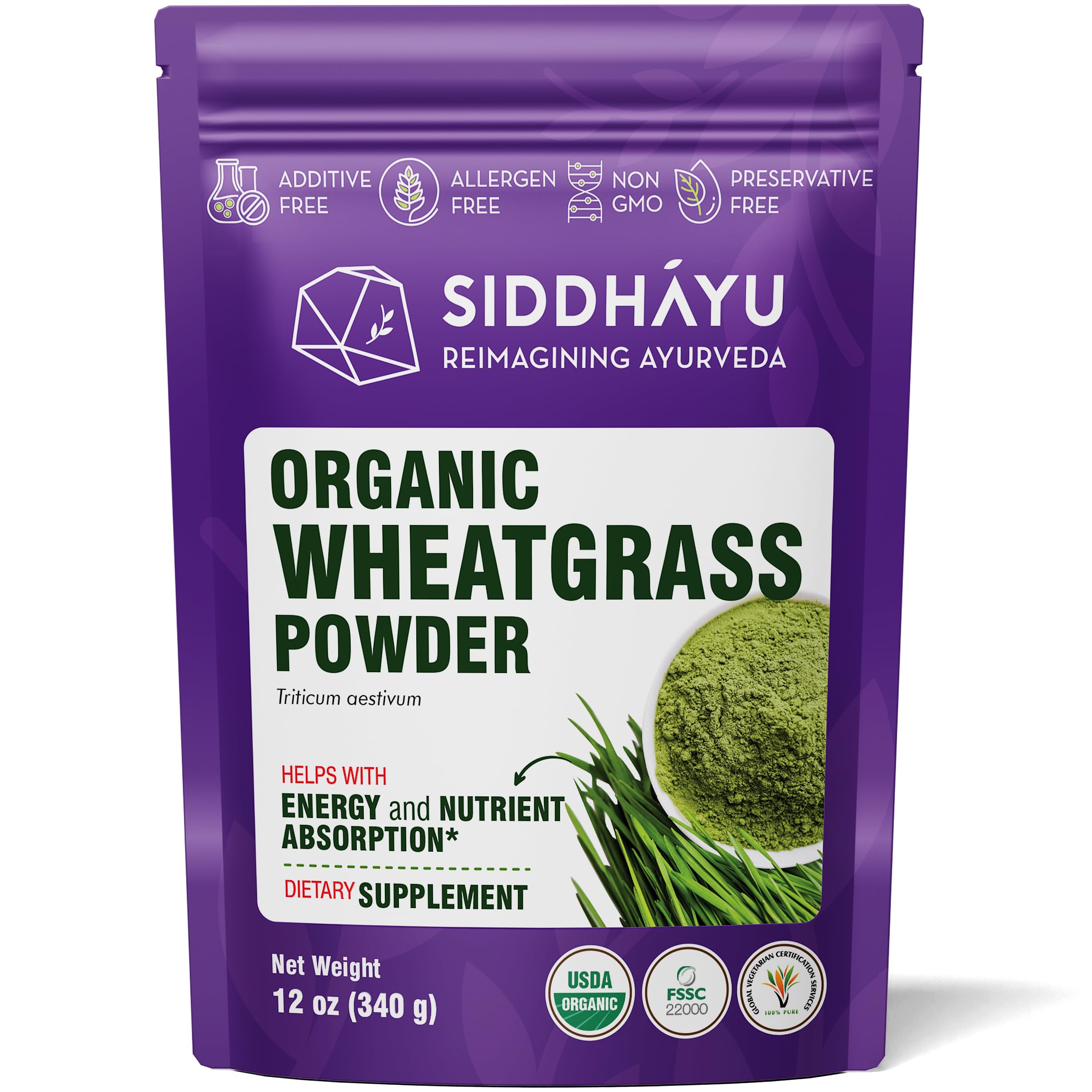 Siddhayu wheatgrass for overall health