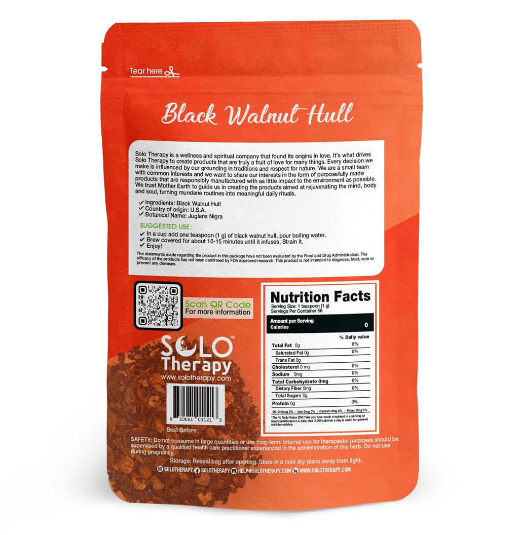 sifted black walnut hull tea