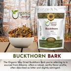 sifted buckthorn bark for detox