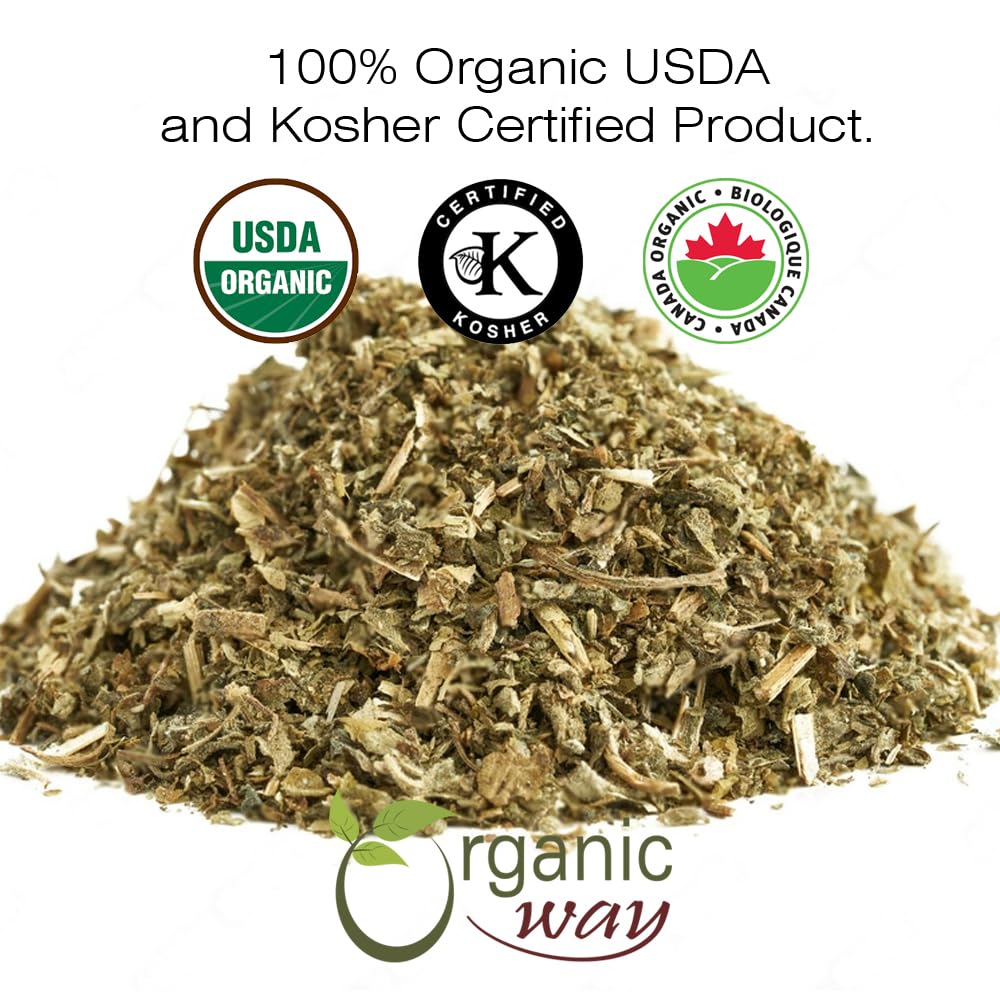 Sifted catnip flower herbal tea