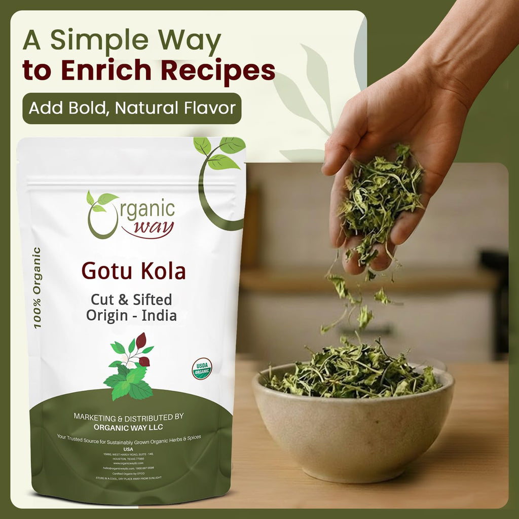 sifted gotu kola for brewing
