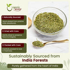 Sifted Gotu Kola for calming tea