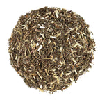 sifted meadowsweet herb for herbal infusions