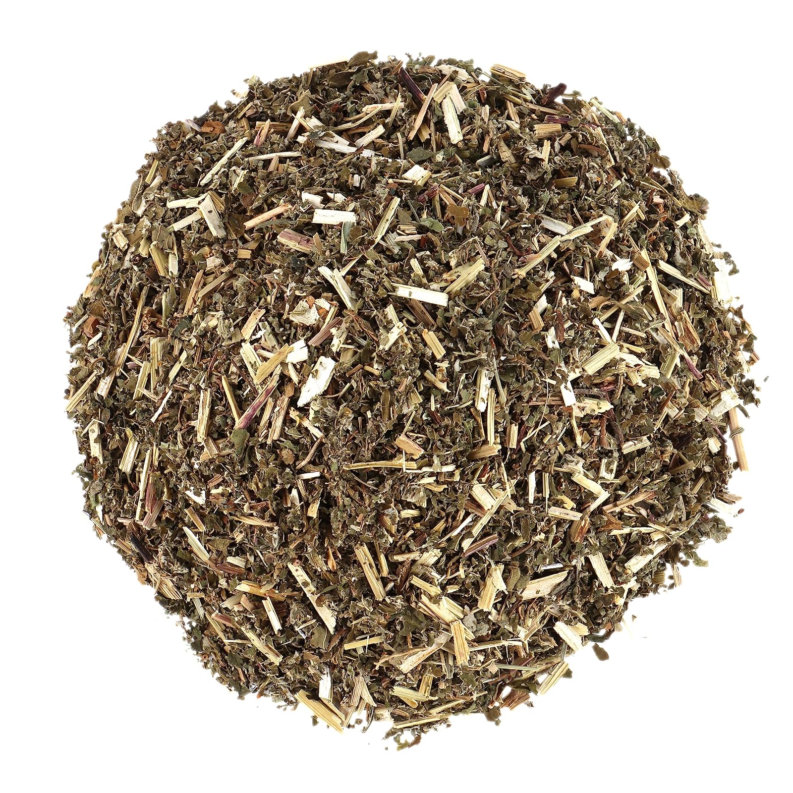 sifted meadowsweet herb for herbal infusions