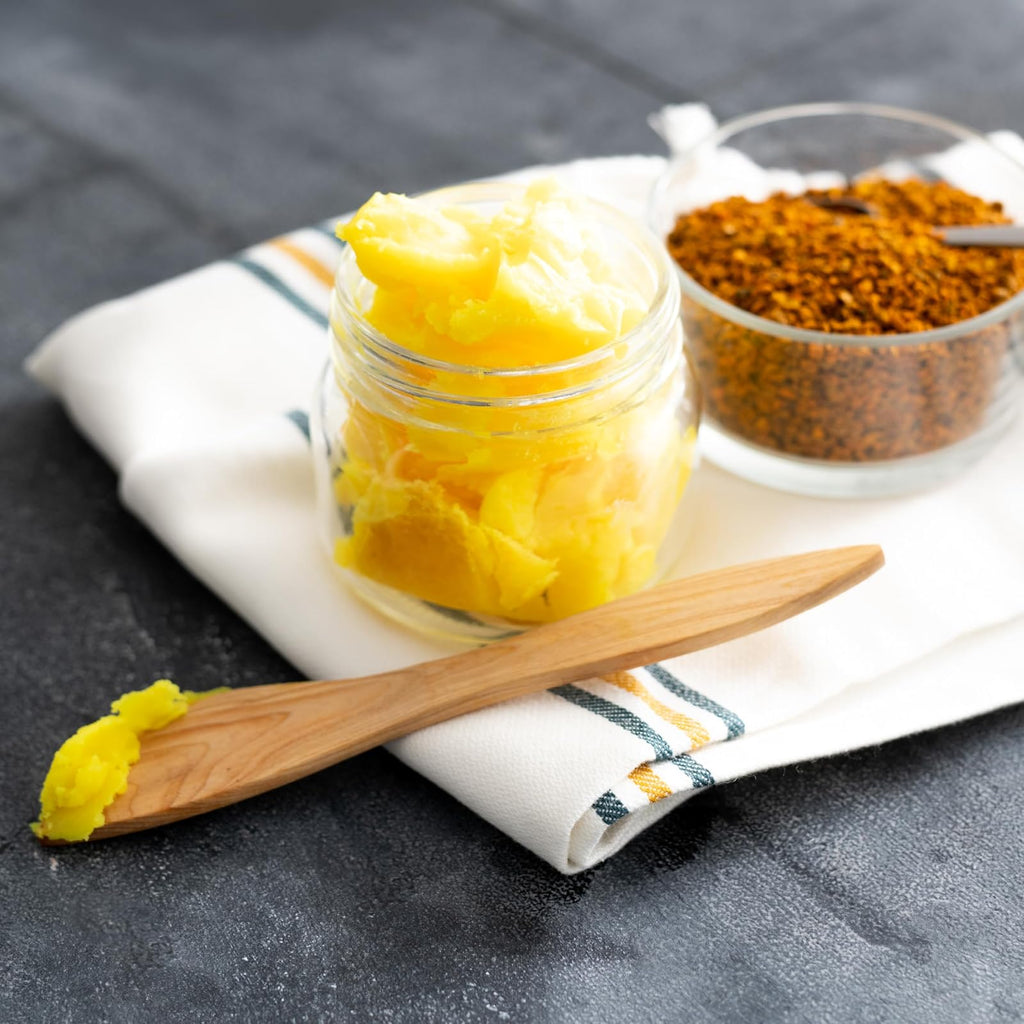 sifted turmeric root for detox tea