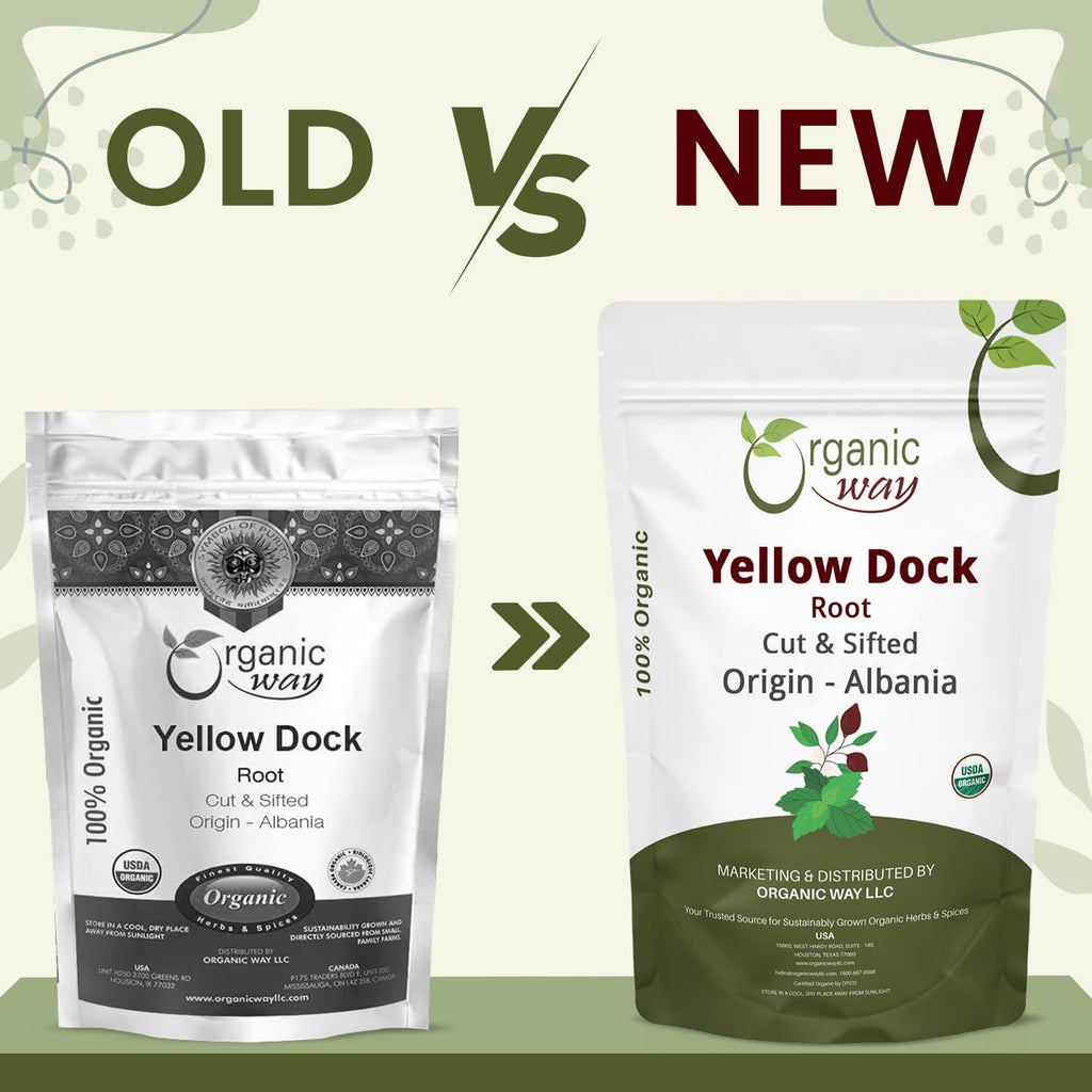 sifted yellow dock root for detox