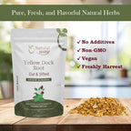 Sifted yellow dock root tea