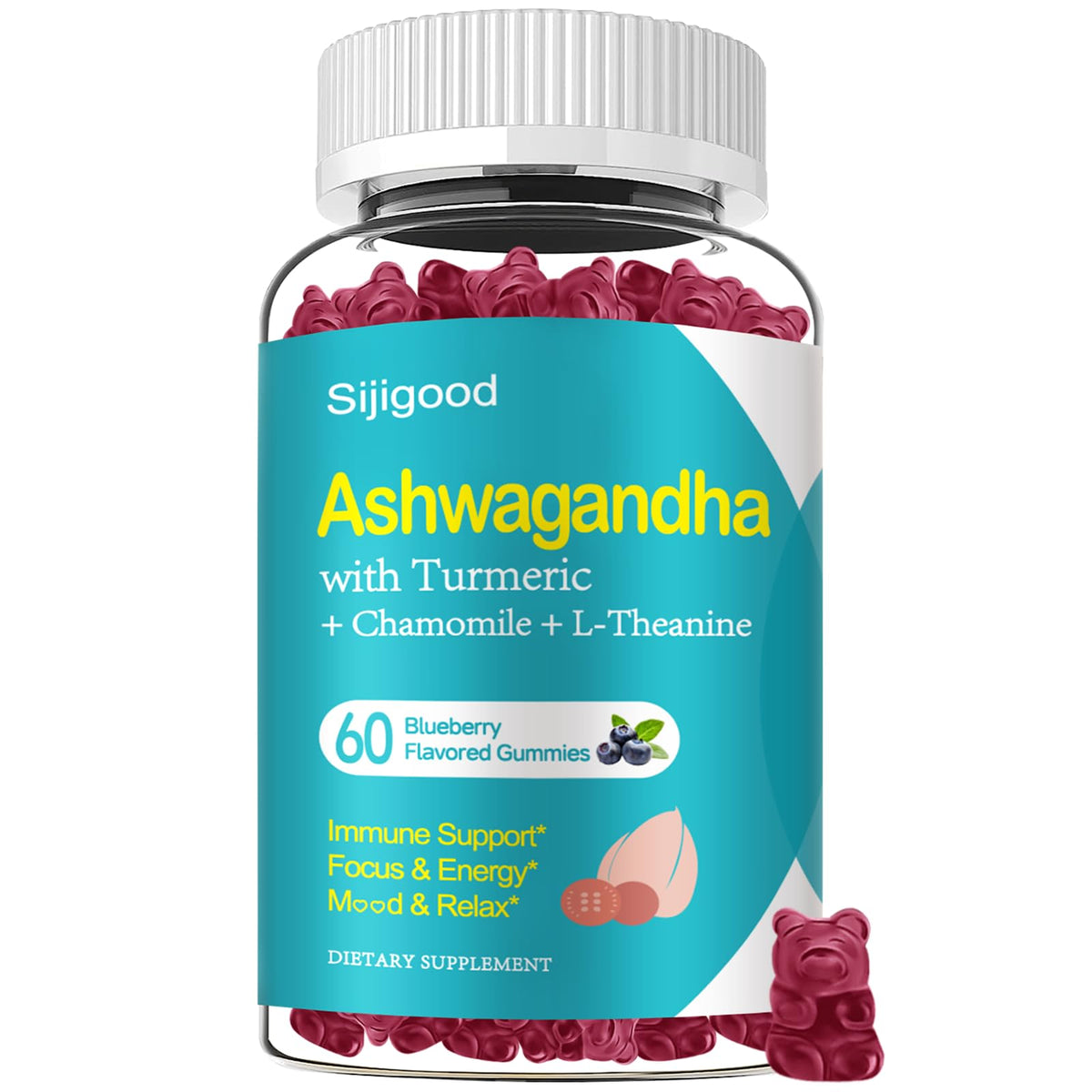 Sijigood Ashwagandha gummies for stress relief