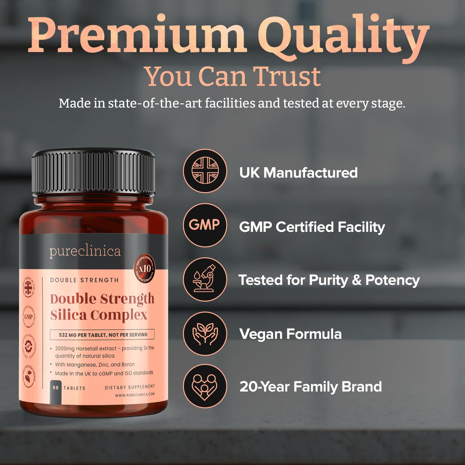 silica complex for stronger nails