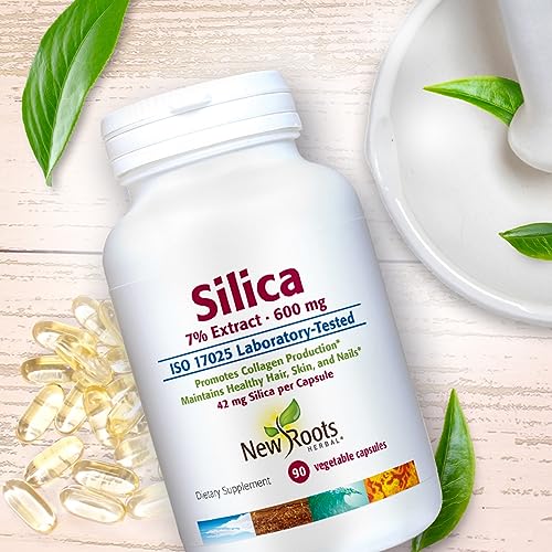 Silica extract for strong hair growth
