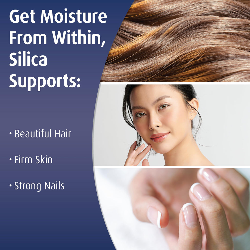 Silica gel for stronger nails