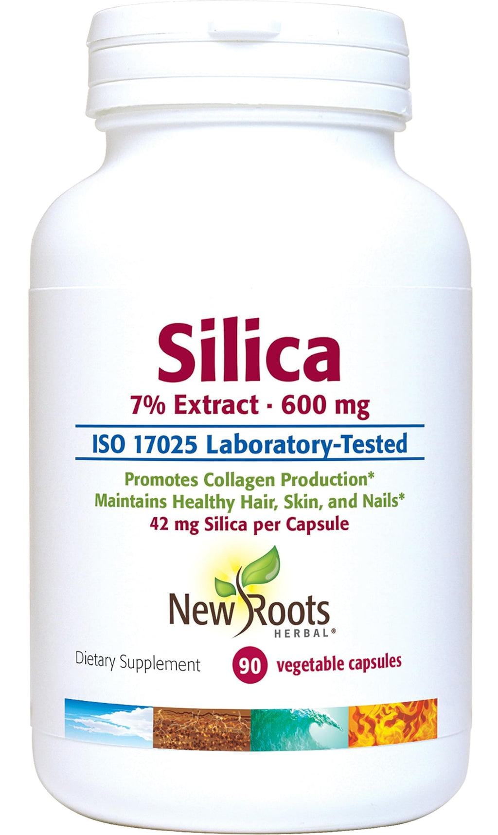 Silica supplement for healthy hair