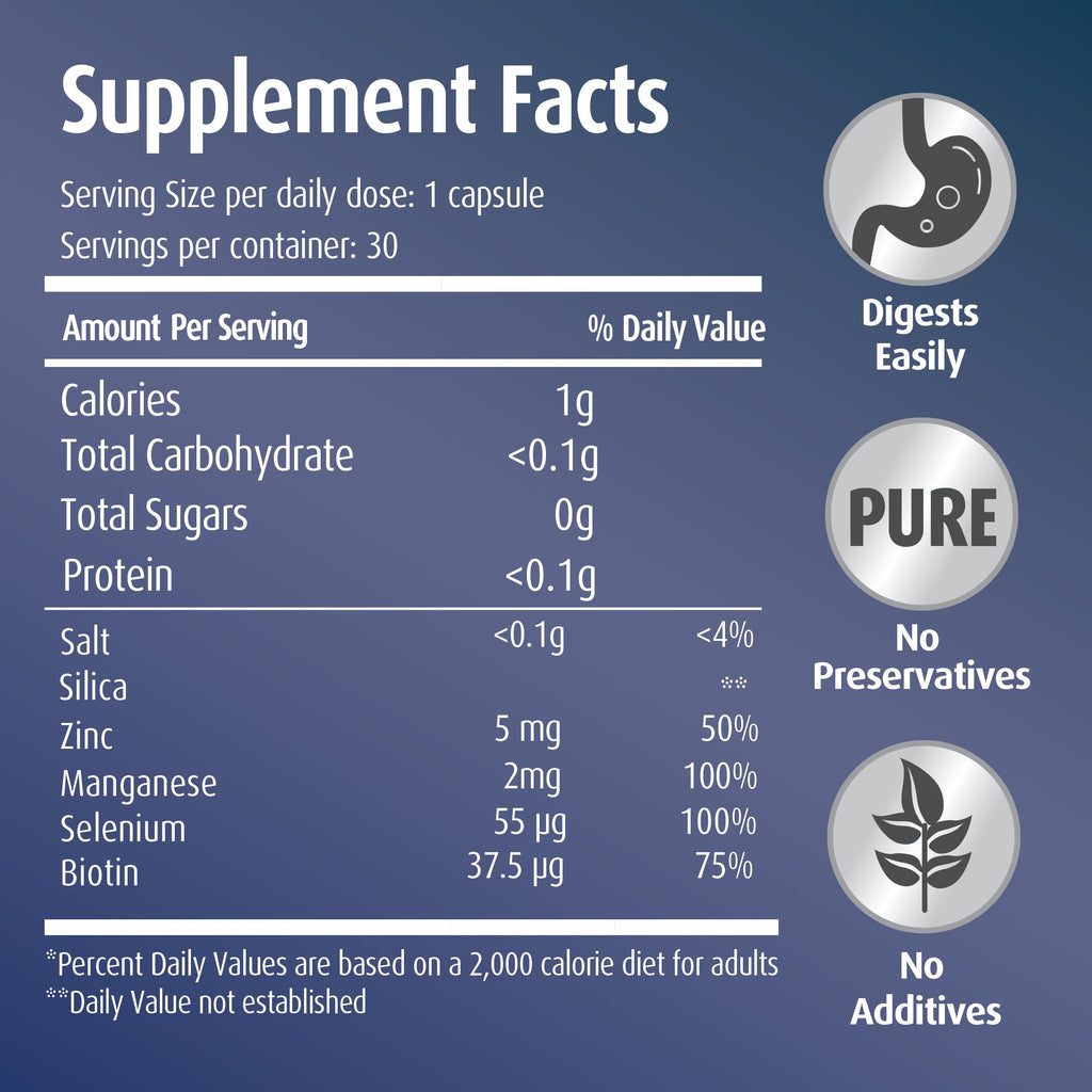 Silicon capsules for overall health