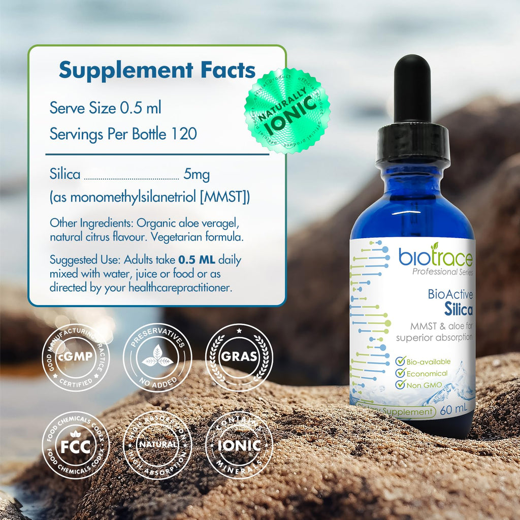 Silicon drops for stronger nails