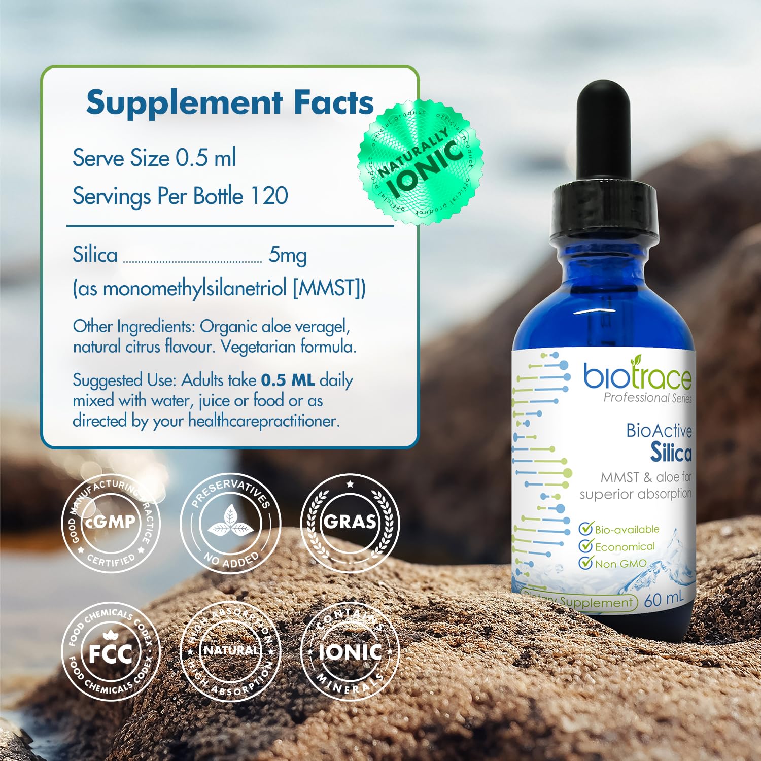 Silicon drops for stronger nails