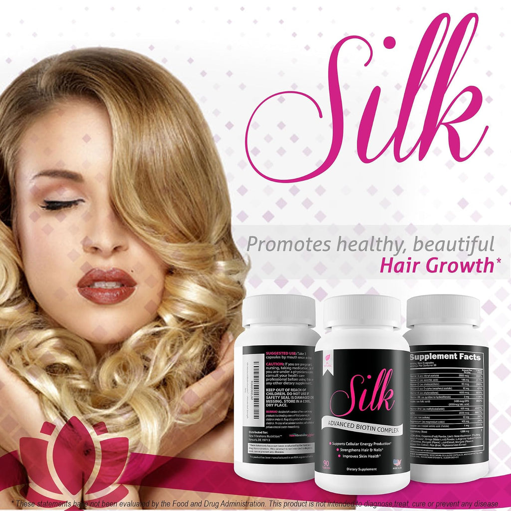 Silk biotin 5000 mcg for vibrant skin