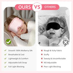 silk eye mask for sensitive skin