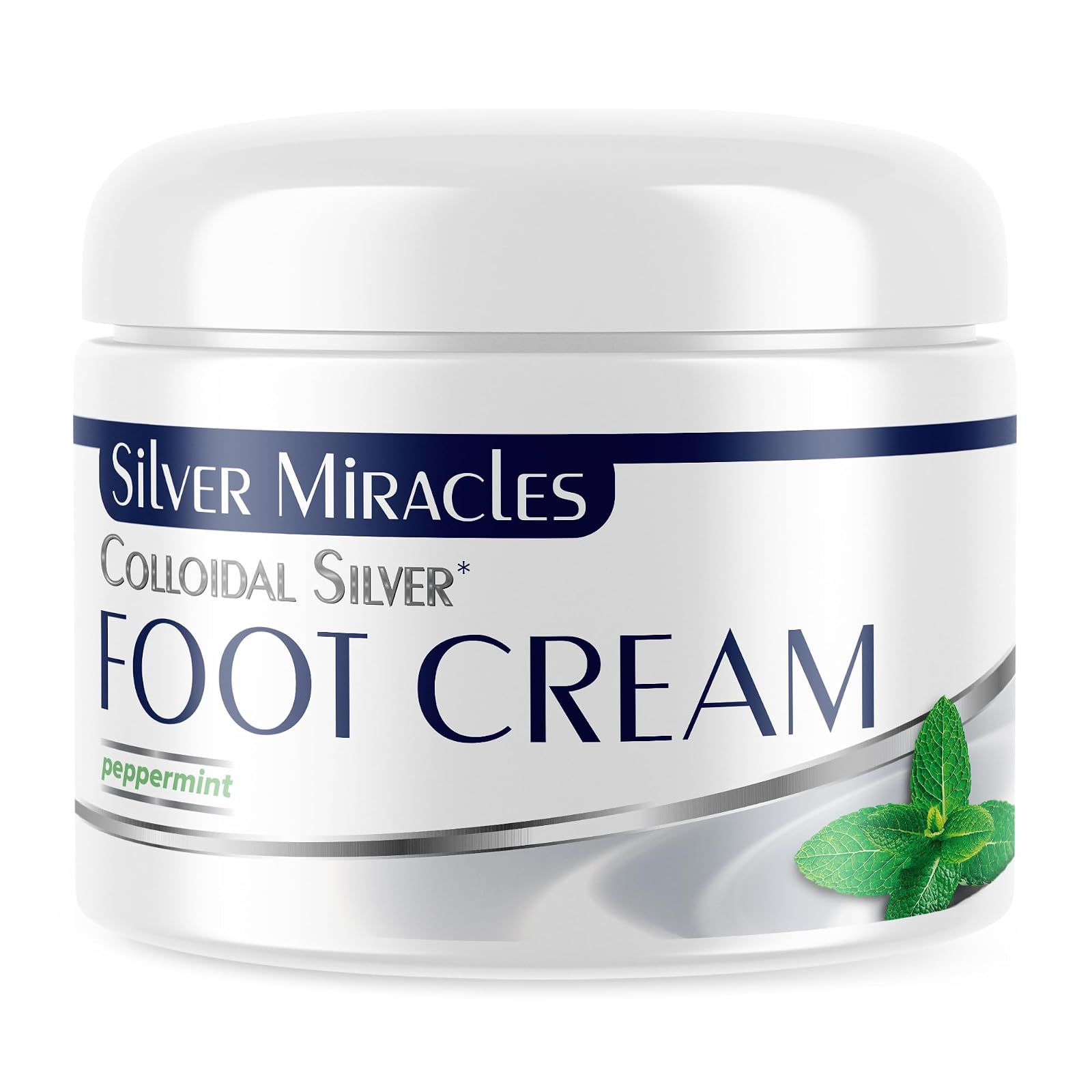 Silver Miracles foot cream with trace minerals