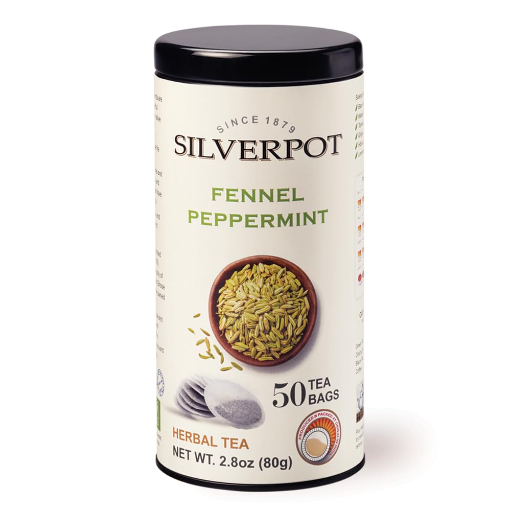 Silverpot fennel peppermint tea bags