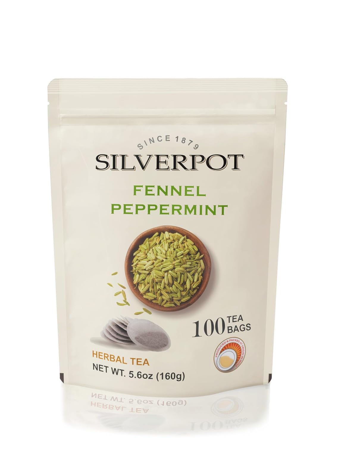 Silverpot fennel peppermint tea bags