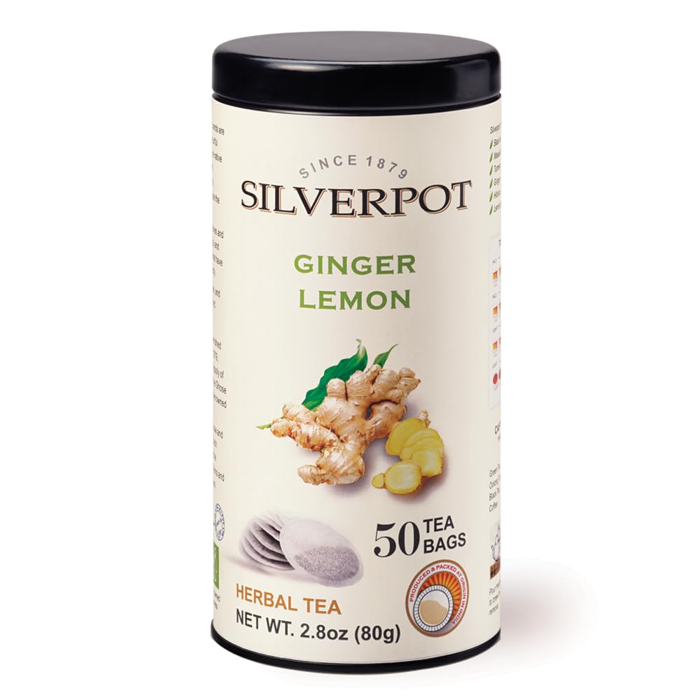 Silverpot ginger lemon tea bags