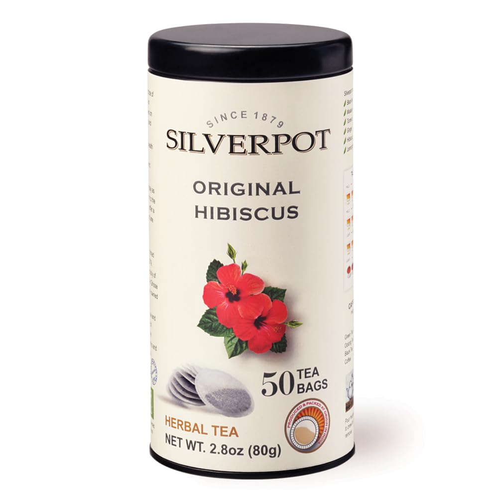 Silverpot hibiscus tea bags 50 count