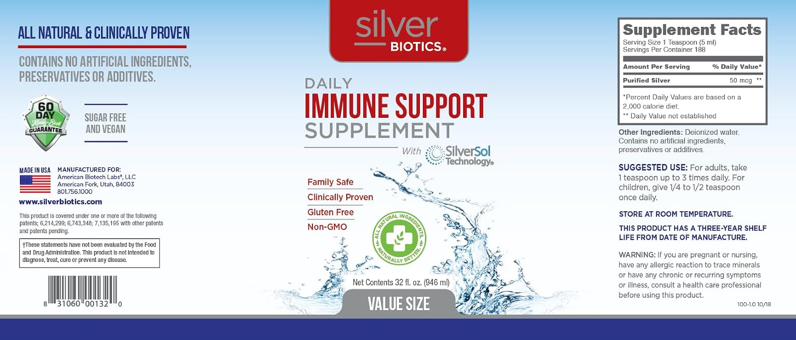 SilverSol 10 PPM for daily use