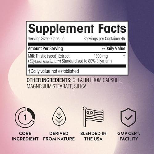 Silymarin benefits for liver health