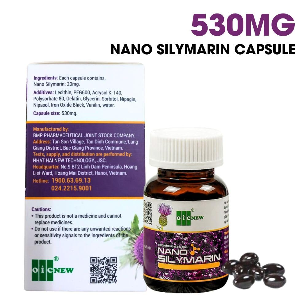 silymarin capsules for fatty liver support