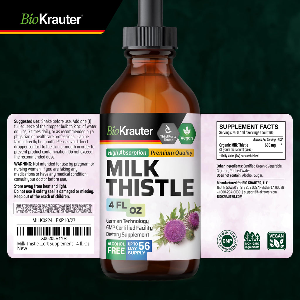 silymarin milk thistle for liver care