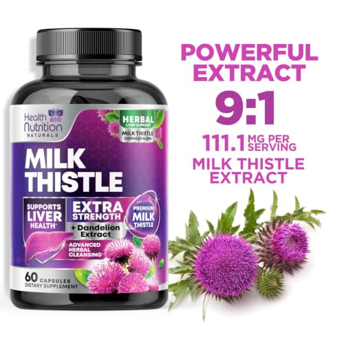 silymarin milk thistle for liver detox