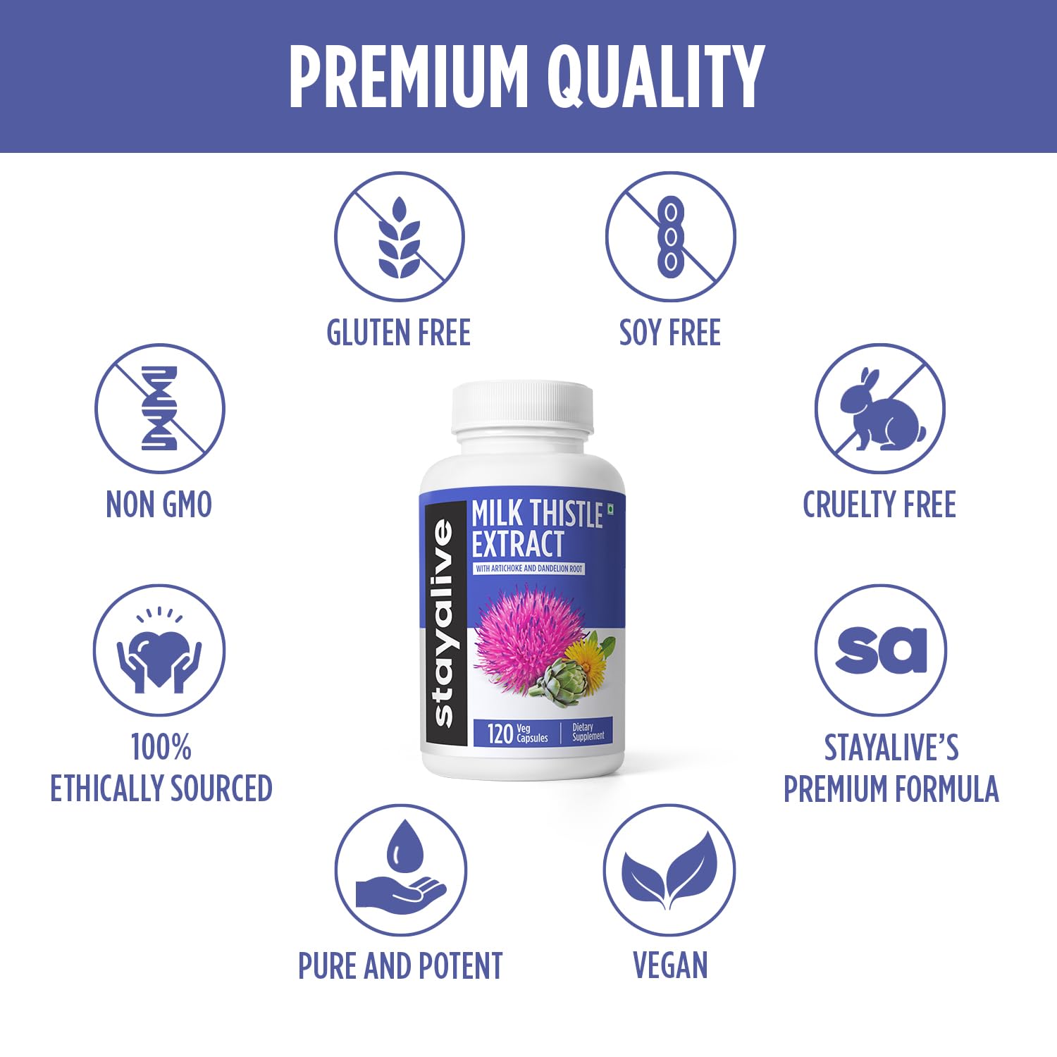 Silymarin milk thistle for liver function