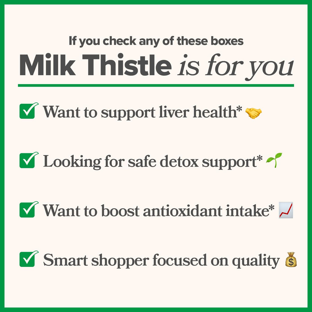 silymarin milk thistle for overall wellness