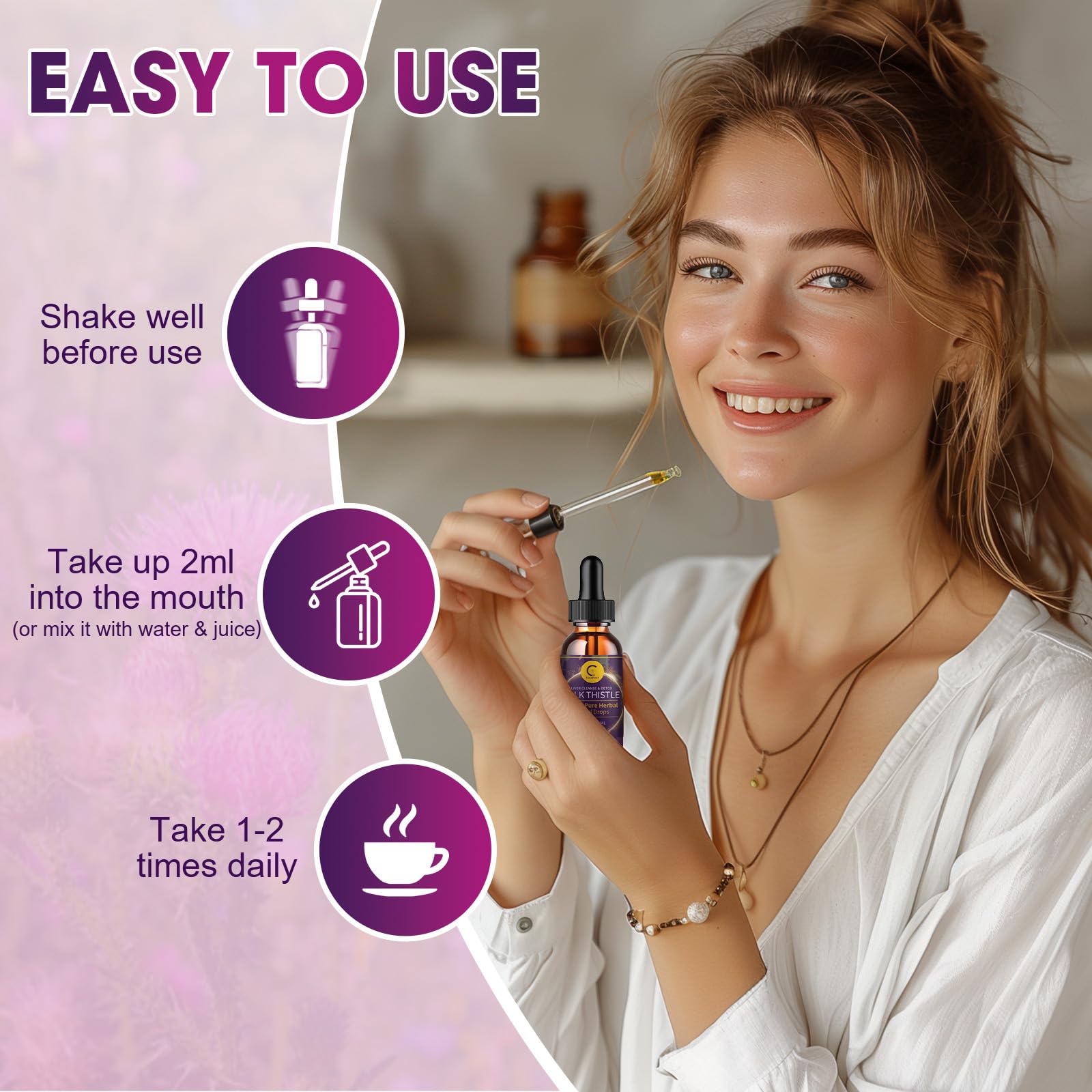 Silymarin milk thistle for wellness
