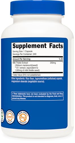 Silymarin milk thistle for wellness