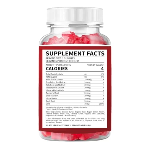 silymarin milk thistle gummies for health