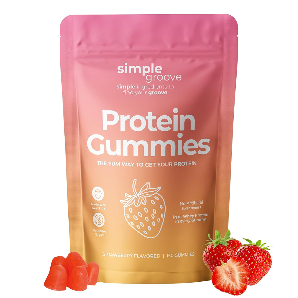 Simple Groove protein gummies for energy