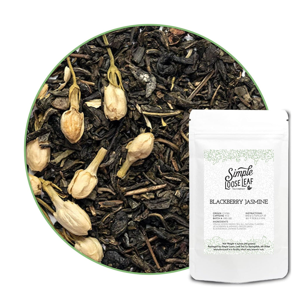 Simple Loose Leaf blackberry jasmine green tea