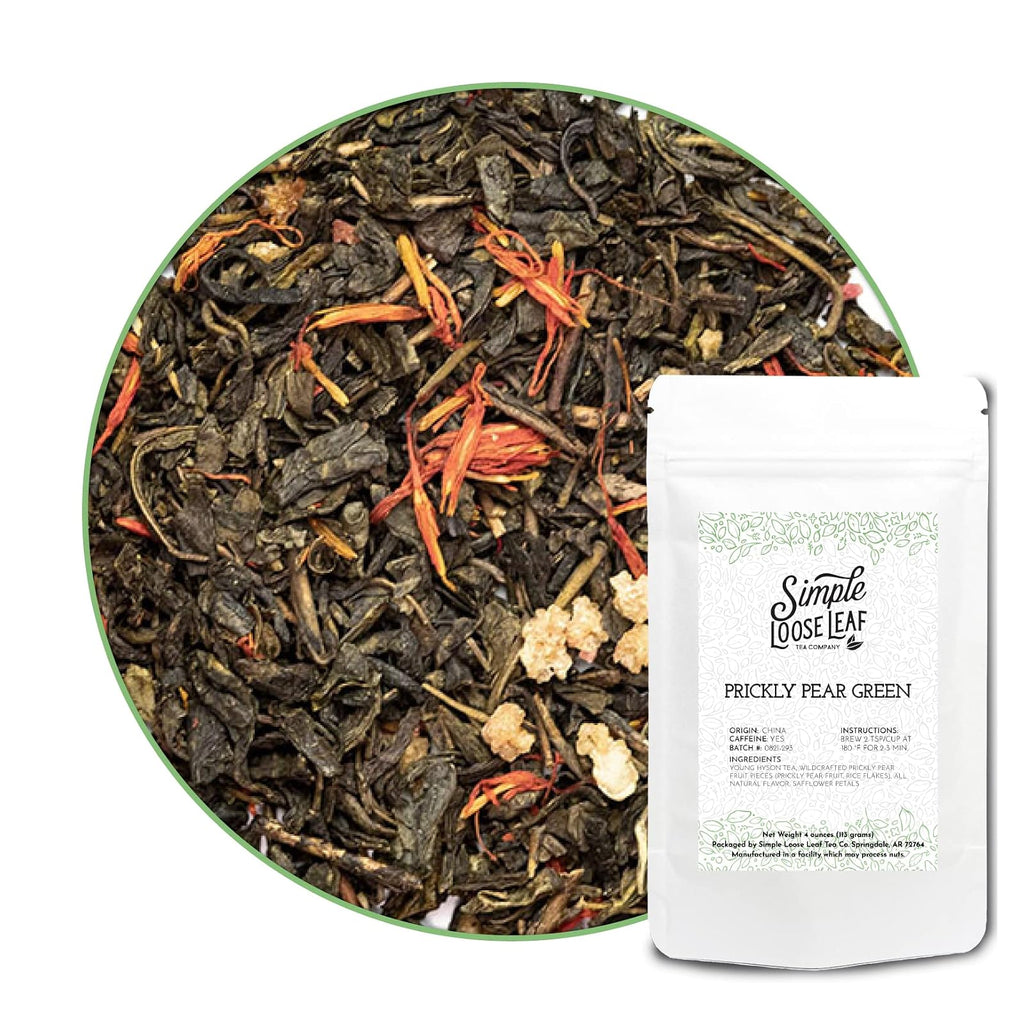 Simple Loose Leaf prickly pear green tea
