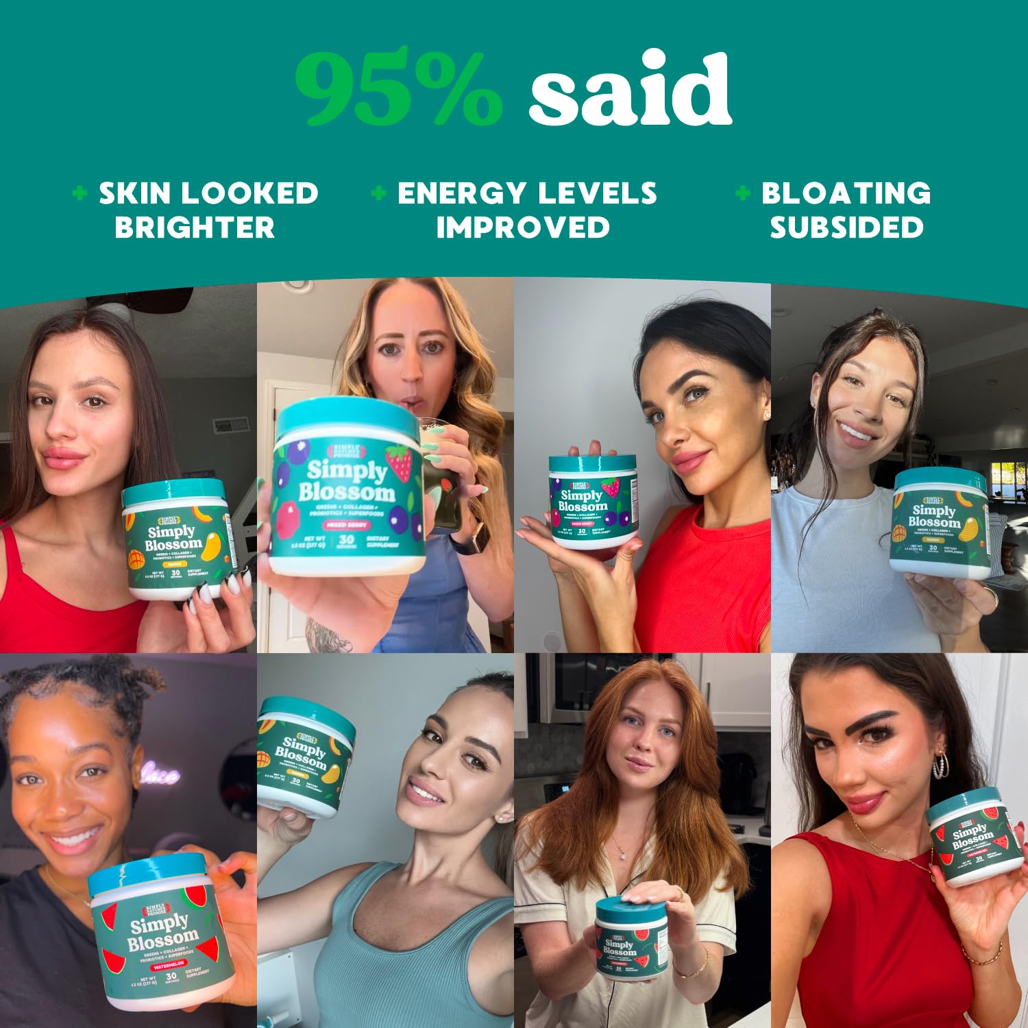 Simply Blossom collagen powder for wellness